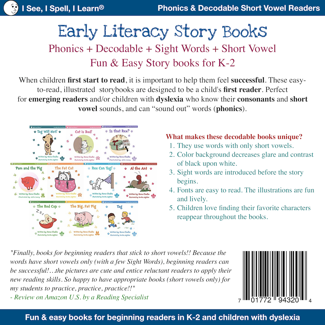 Phonics, Sight Words & Short Vowel Storybooks (Decodable Readers grade ...