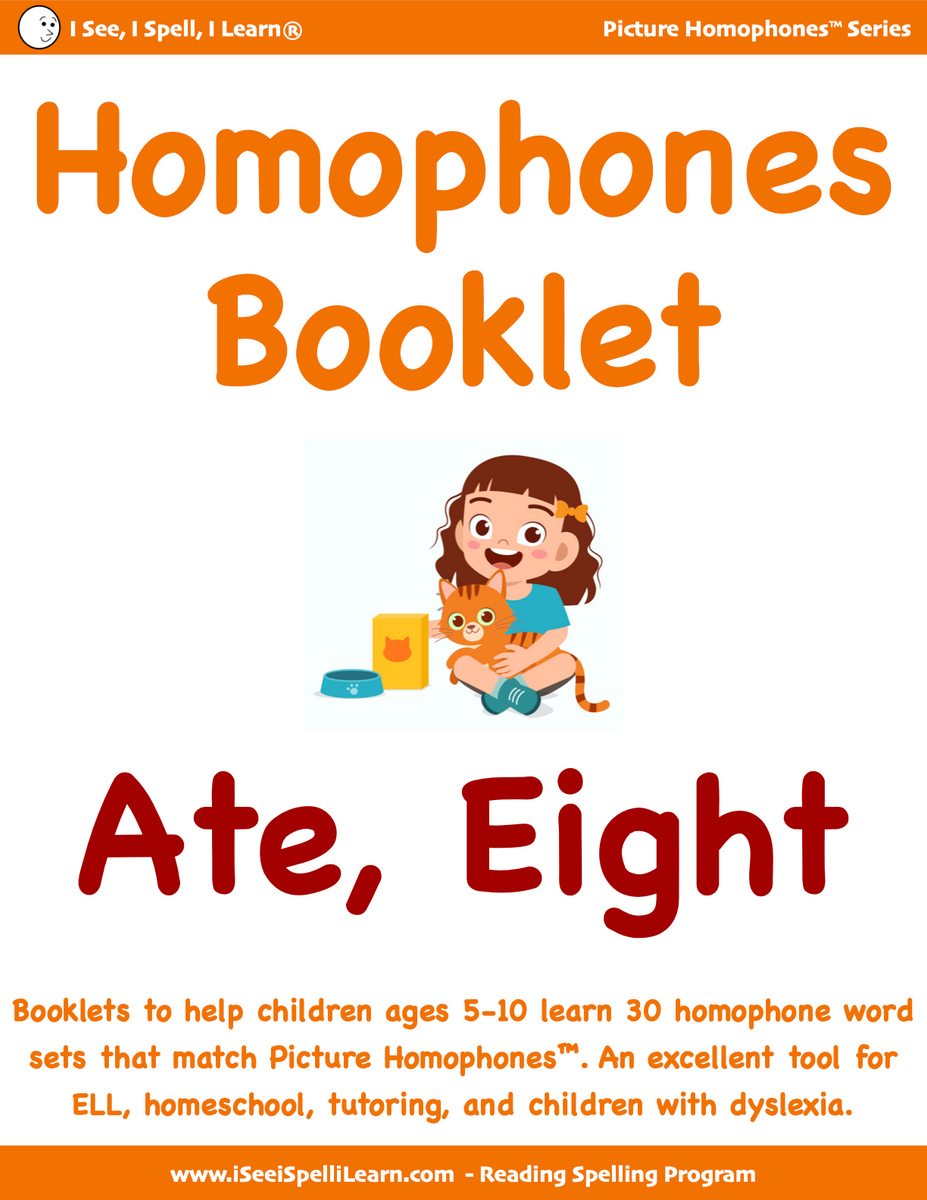 BUNDLE 1 Homophones Booklets - 15 Sets of 33 Homophones Words (15 eBoo ...