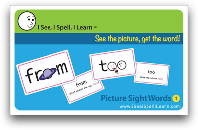 I See, I Spell, I Learn® - Picture Sight Words™ Flashcards Set 1 – I ...