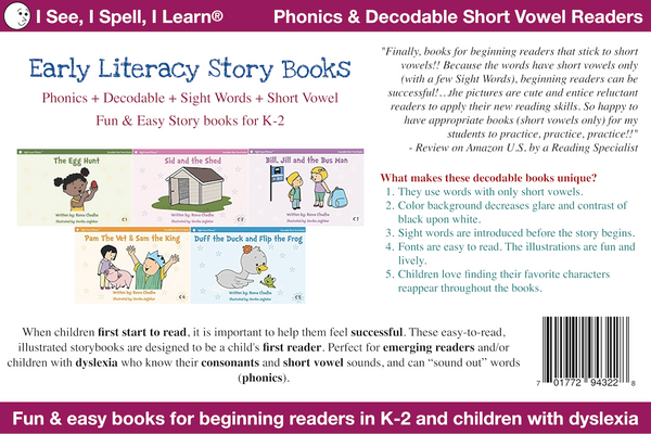 Phonics, Sight Words & Short Vowel Storybooks (Decodable Readers grade ...